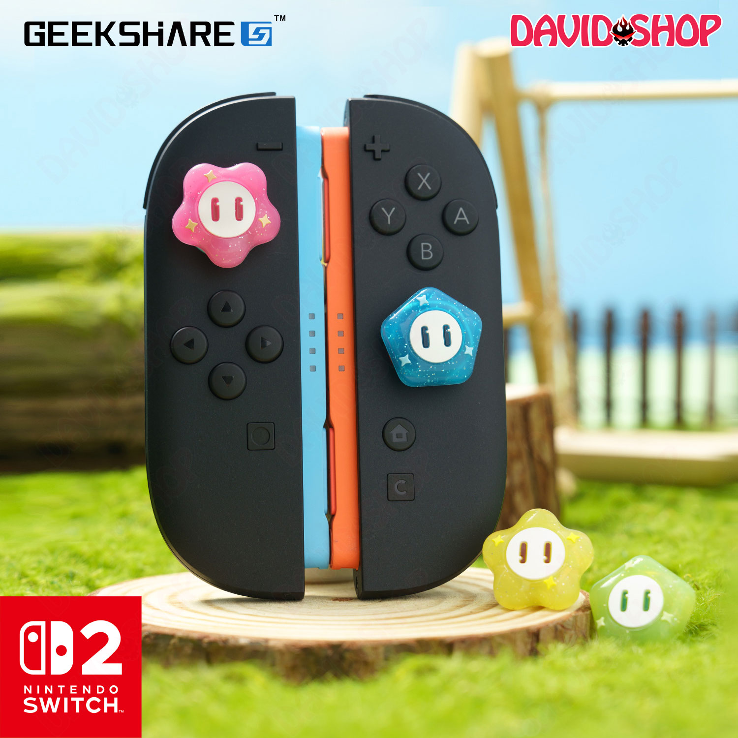 Núm bọc analog (GeekShare) Wonder Flower (Super Mario Bros. Wonder) cho ...