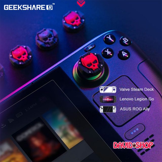 Núm bọc analog (GeekShare) Đầu Lâu Siêu Ngầu cho Steam Deck / ROG Ally / Legion Go / Mobapad ...