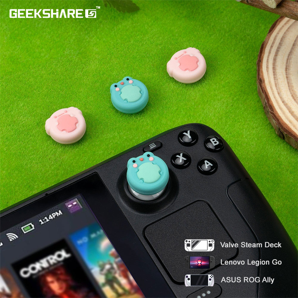 Núm bọc analog (GeekShare) Ếch Ộp cho Steam Deck / ROG Ally / Legion Go / Mobapad / Coiorvis ...