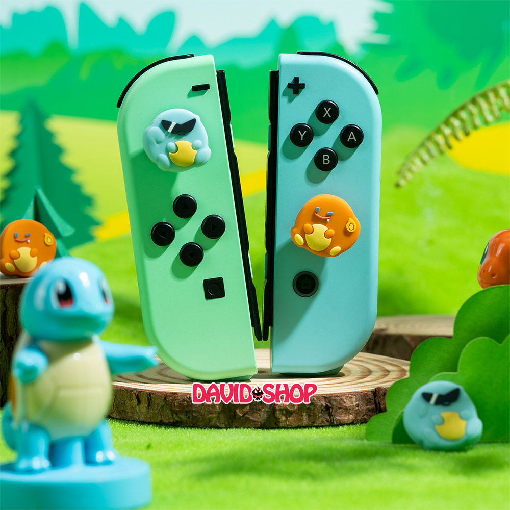 Núm bọc analog (GeekShare) Squirtle & Charmander (Pokémon) cho Joy-Con ...