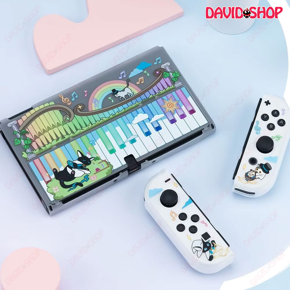 Ốp lưng + case Joy-Con chủ đề Giai Điệu Piano (GeekShare) - Nintendo Switch OLED – David Shop ...